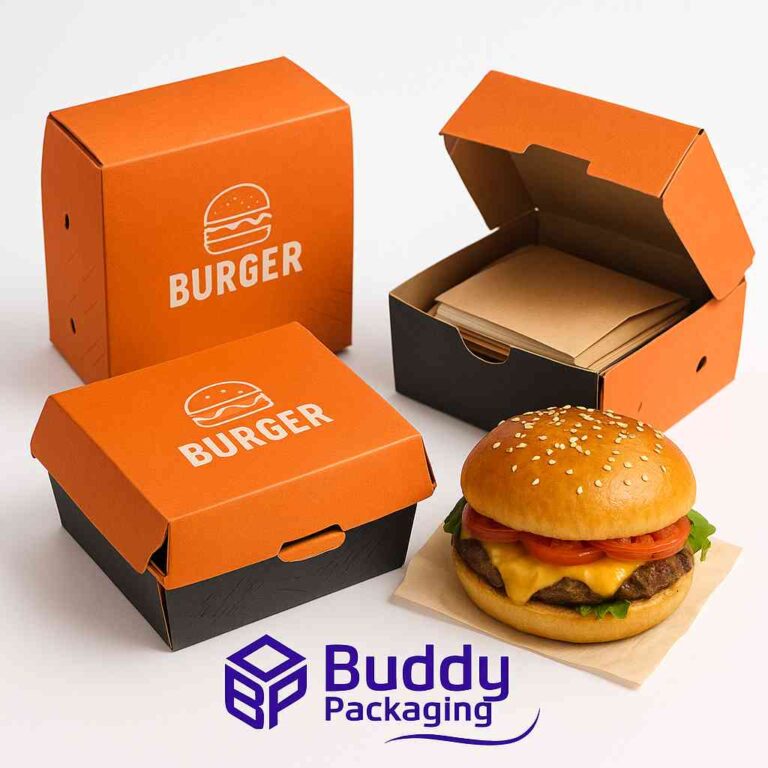 Custom Burger Boxes UK | Eco-Friendly & Durable Packaging
