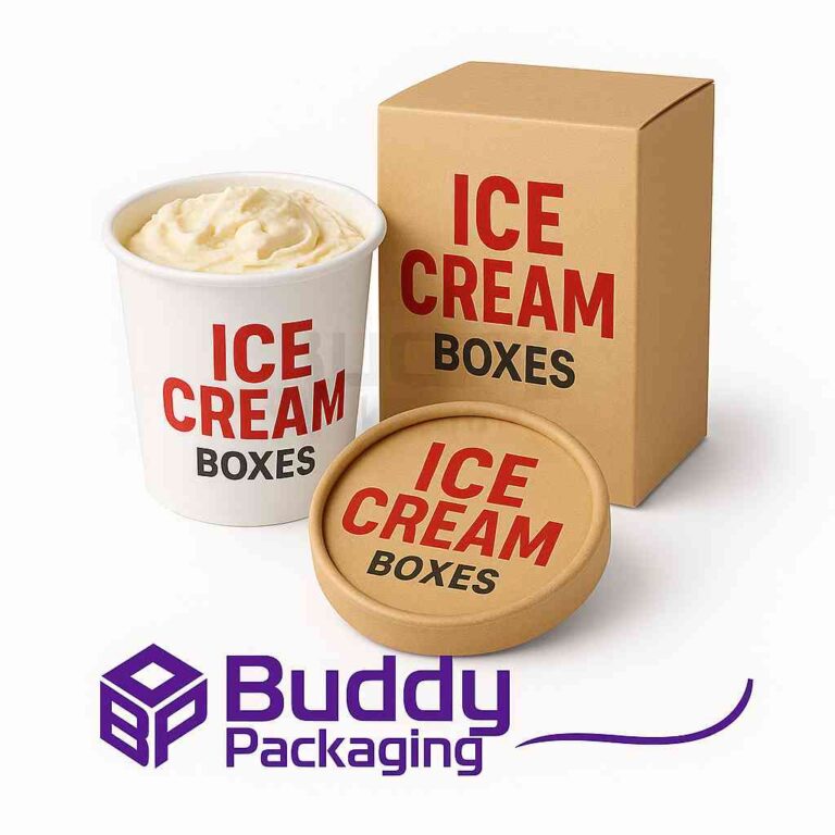 Custom Ice Cream Boxes – Eco-Friendly & Customizable Packaging