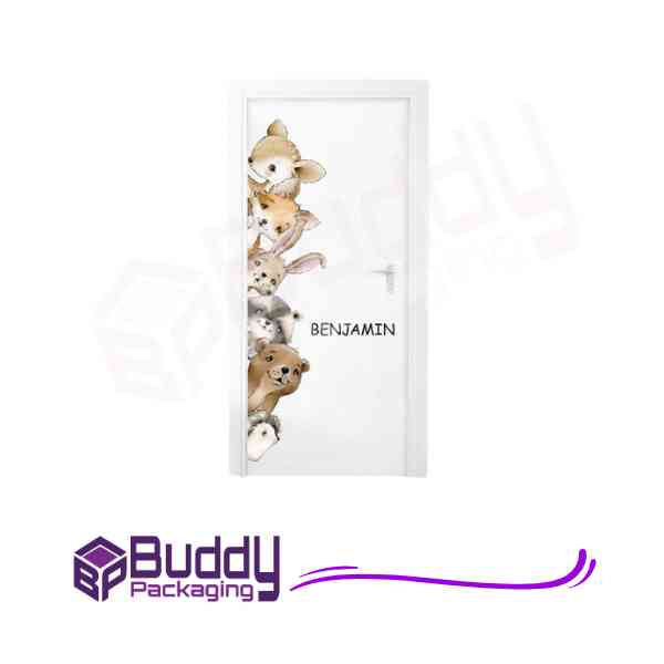 Custom Door Stickers - High-Quality Personalized Stickers | Buddy Packaging