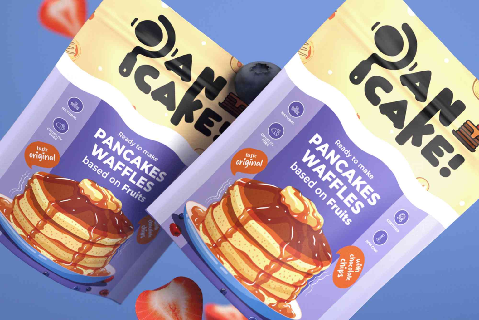 pancake packaging design