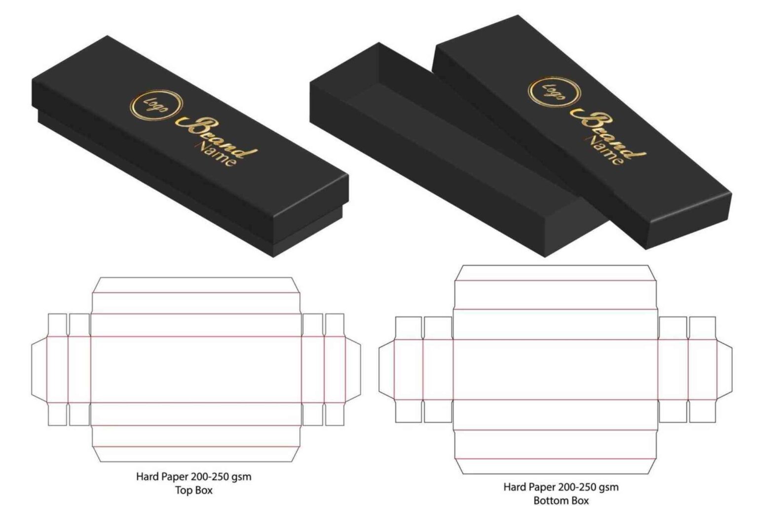 Creative Custom Box Design Template Ideas