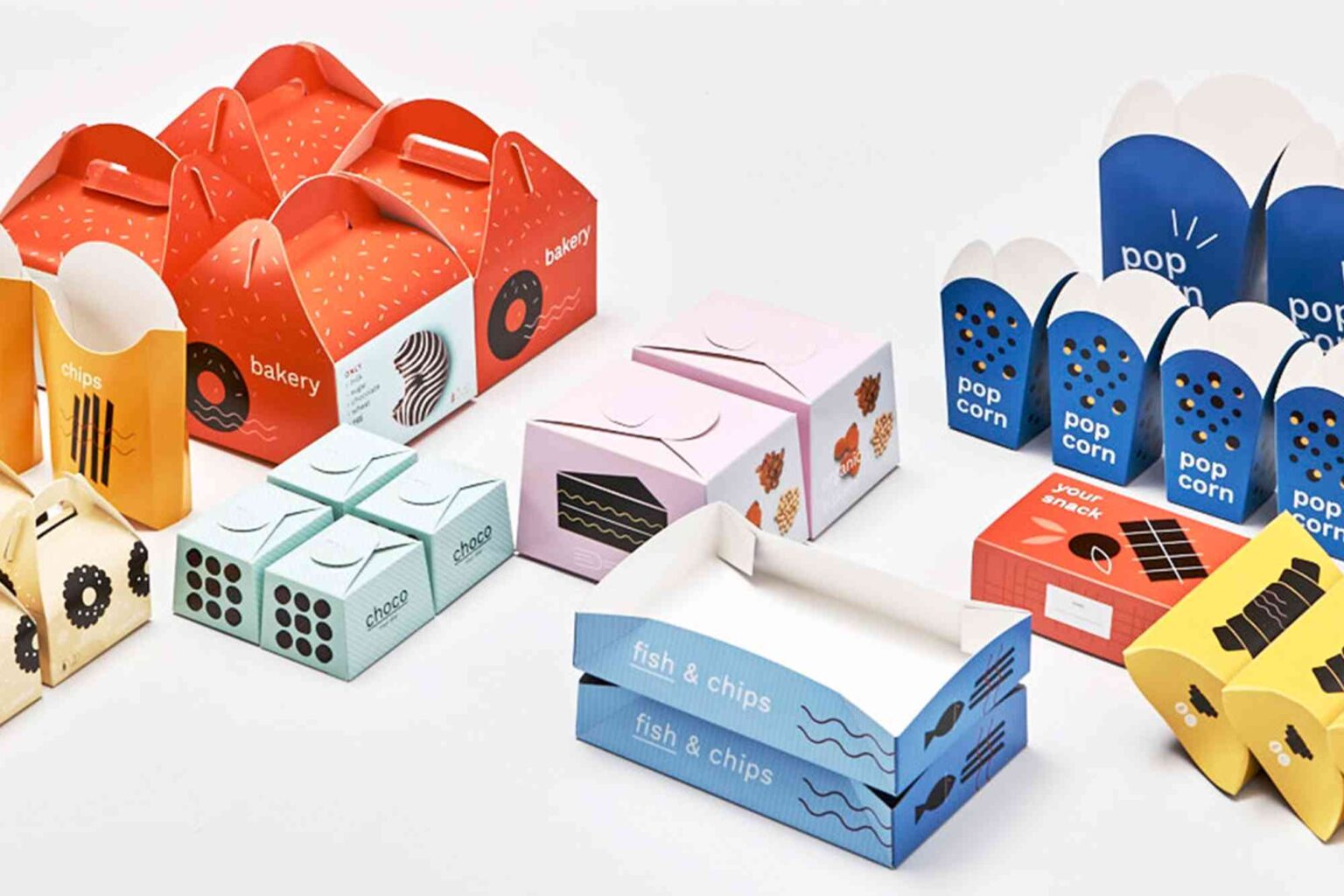 Food Packaging Design Templates for Brands