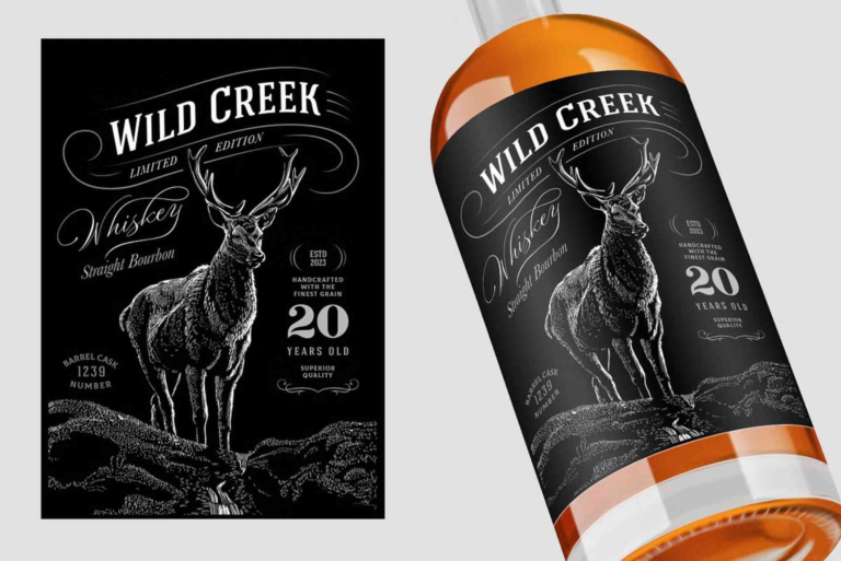 Whiskey Bottle Label Design That Sells