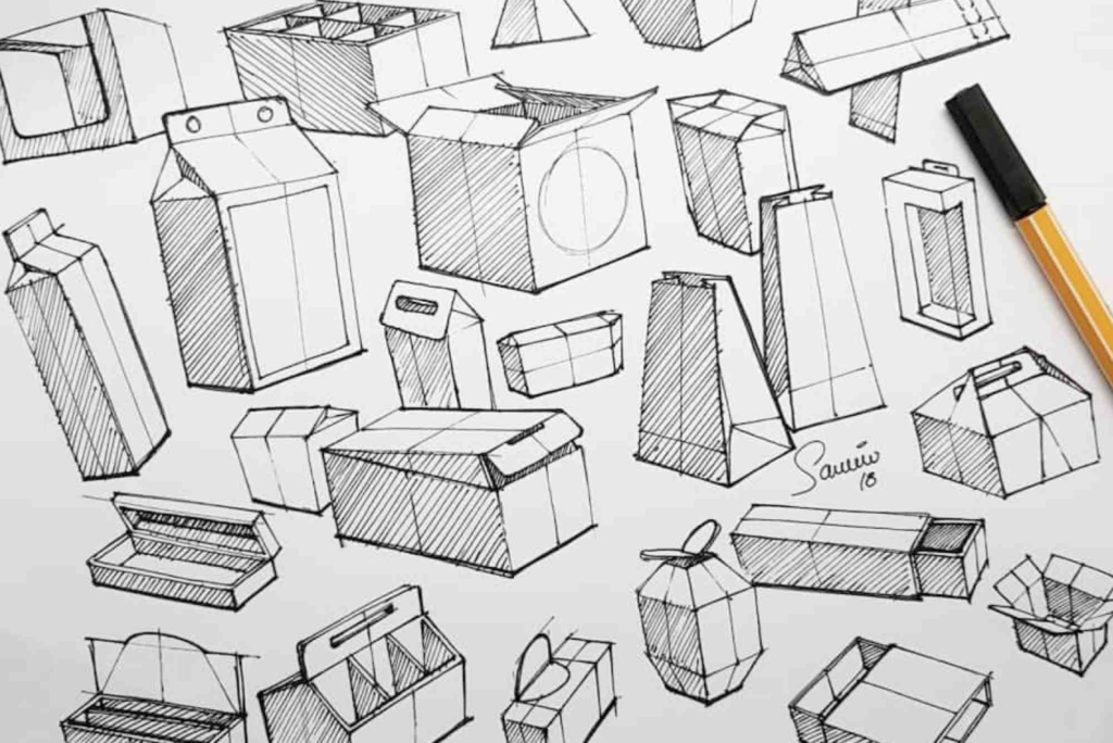 Food Packaging Design Drawing Guide